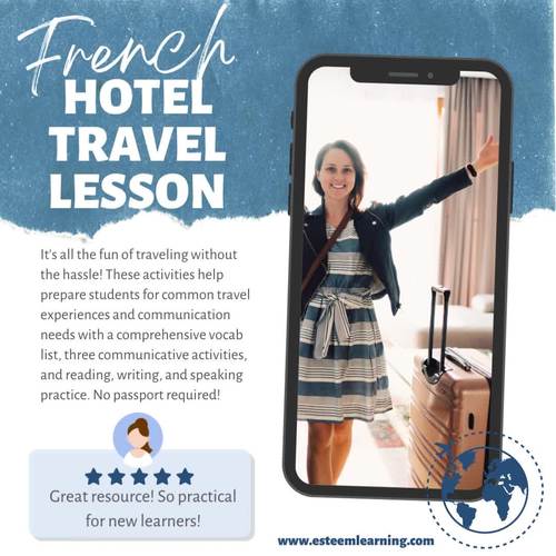 French Travel Lesson - Making a Hotel Reservation by Esteem Learning