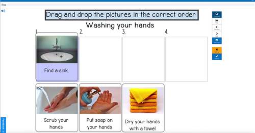 4-Step Sequencing Functional Activities of Daily Living Set 1 Speech Boom Cards™