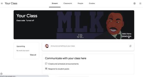 Martin Luther King Jr Google Classroom Headers | MLK Day | Distance ...