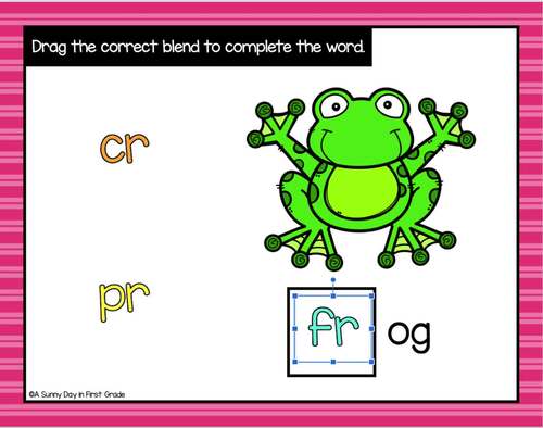 R Blends for Google Slides™ - Distance Learning by A Sunny Day in First ...