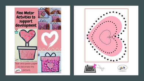 Perceptual and Fine Motor Activities (Valentine's Day) by WriteAbility