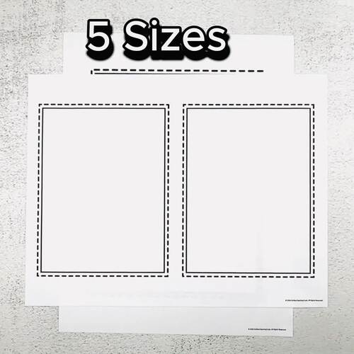 Rectangle CUT OUTS | 2D Rectangle Shapes for Math, Crafts & Classroom Decor