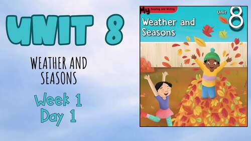 Editable ELA Unit 8 Kinder Slides | Aligned to Benchmark Advance
