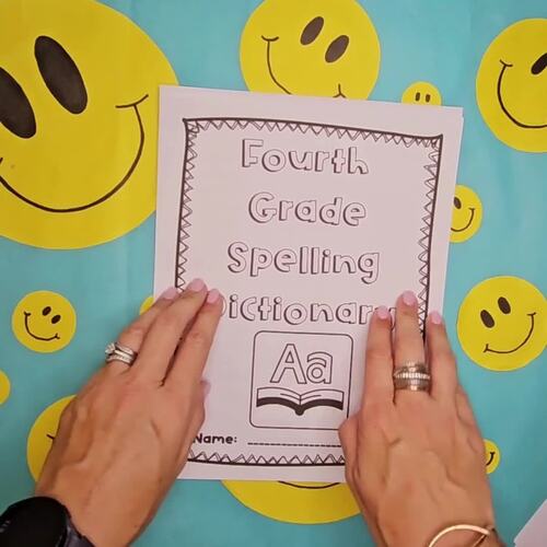 Fourth Grade Spelling Dictionary - Writing - Spelling - 4th Grade ...