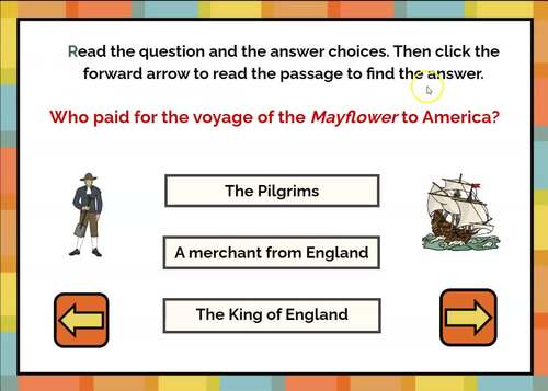 Thanksgiving Activity Mayflower Scavenger Hunt BOOM Cards by CarolJ ...