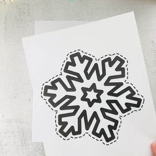 Snowflake Cut Out Templates | Winter Crafts & Classroom Decor | 5 Sizes