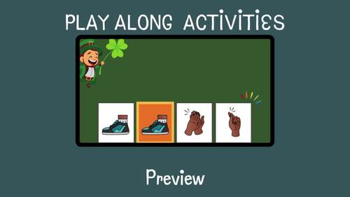St. Patrick’s Day Music Lesson Interactive Arrangement & Play-Along No Prep