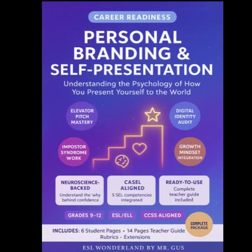 Personal Branding & Self-Presentation | Career Readiness | Neuroscience ...