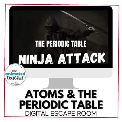 Periodic Table of Elements Activity Digital Escape Room Science | TPT