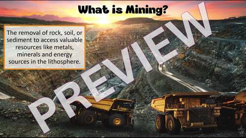AP Environmental Science Impacts of Mining PowerPoint Slideshow | TPT