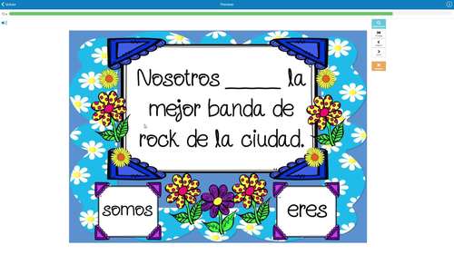 Spanish Grammar "Ser" Present Indicative Boom Cards by La Maestra Kitty