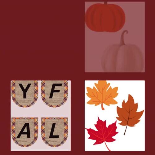 Happy Fall Bulletin Board Letters Cozy Autumn Classroom Library Decor ...