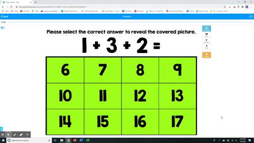 Adding 3 Numbers Boom Cards Uncover the Pictures - Self Correcting ...