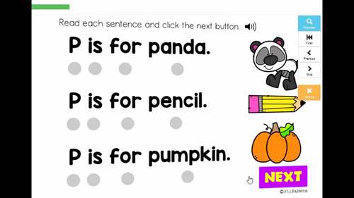Letter of the Week P (Boom Cards™) by Miss Faleena | TPT