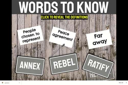 Texas Revolution Interactive Google Slides™ Presentation | Distance ...