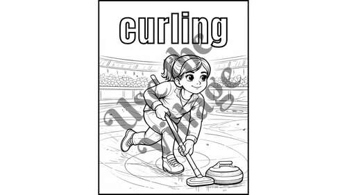 16 SPANISH Winter Olympics Coloring Sheet Pages! February 2026 Games ...