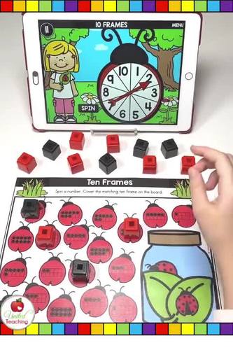 Numbers 1-10 Digital Spinner Activities (Distance Learning) by United ...