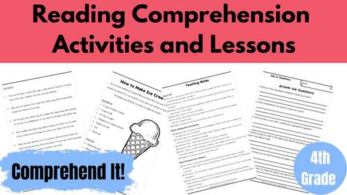 4th Grade Reading Comprehension Activities and Lessons – Non-Fiction ...