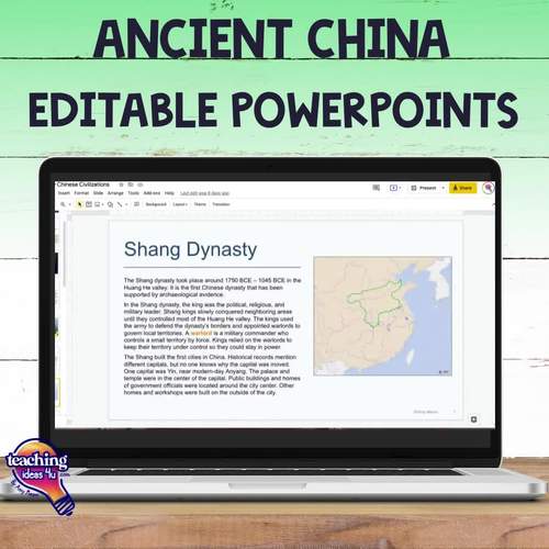 Ancient & Imperial China EDITABLE PowerPoint Presentations | TpT