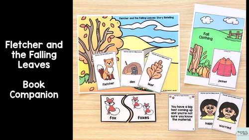 Book Companion for Fletcher and the Falling Leaves with Vocabulary and ...