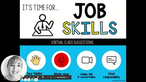 Class Slides For Distance Learning Virtual Lessons by Spoonful of Sped