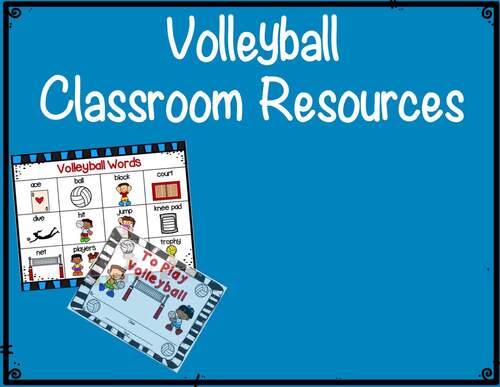 Volleyball Themed Unit: Literacy & Math Centers & Activities | TPT