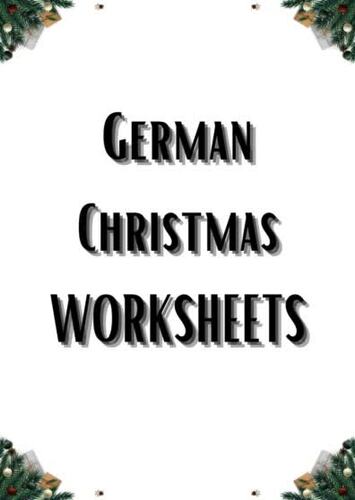 German Christmas Worksheets Activity by Worksheet Whisperer | TPT