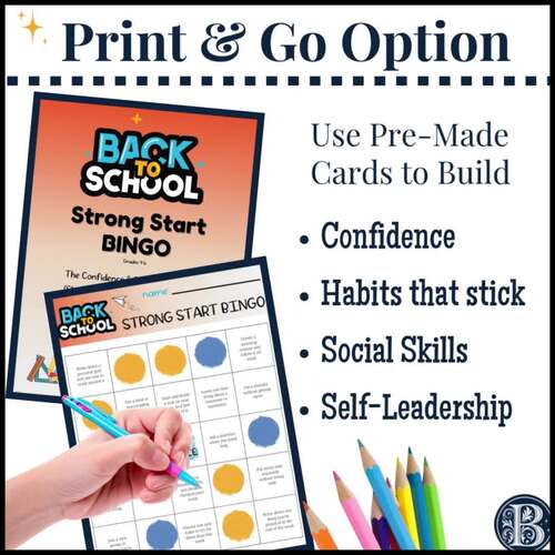 Back to School BINGO | Community Building & Confidence Game | SEL ...