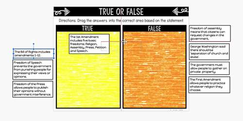 First Amendment DIGITAL Interactive Notebook | Choice Board | U.S ...