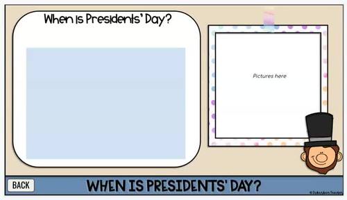 Presidents' Day Activities Flip Book by Suburban Teacher | TPT