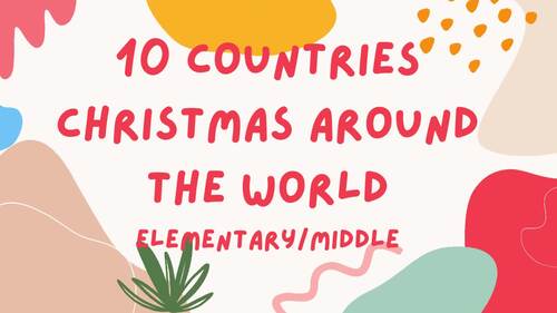 Christmas Around the World Flip Book Research Project for Elementary