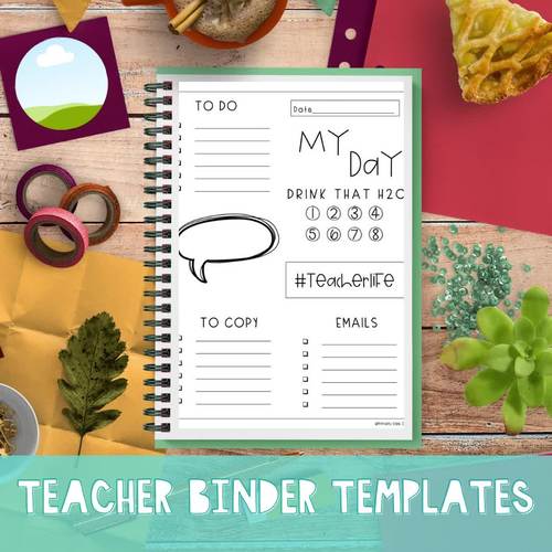 Teacher Binder Templates by Primarily Kate | TPT