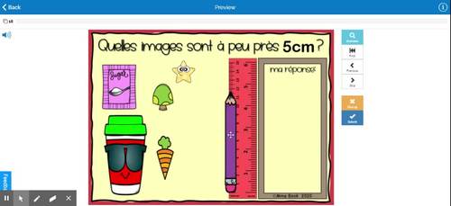 BUNDLE of BOOM Cards: La mesure (en français) by Mme Bock | TPT