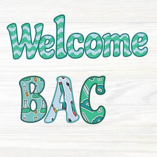Back to school Bulletin Board Letters Door Decor A-Z, Punctuation Numbers