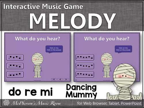 Solfege | Halloween Music | Do Re Mi Interactive Melody Game {Dancing ...