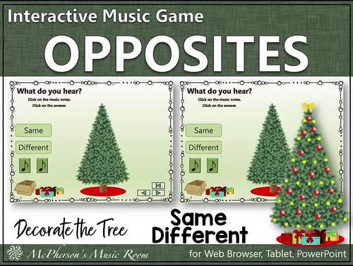 Christmas Music | Same and Different Interactive Music Game {Decorate ...