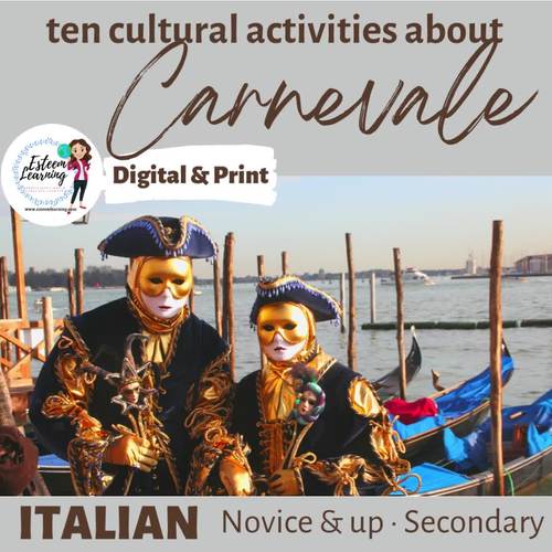 Carnevale - Cultural Activities for Italian Carnival by Esteem Learning