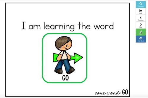 Core Word Vocabulary Kit - Go (BOOM™ deck included) by Itty Bitty Speech