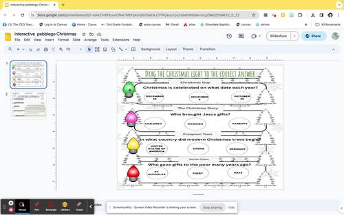 Christmas Research using Pebblego by Library Lessons With Ashley