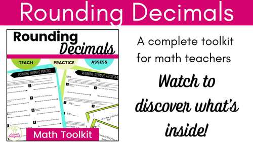 Rounding Decimals Unit - 5th grade by Desert Designed | TPT