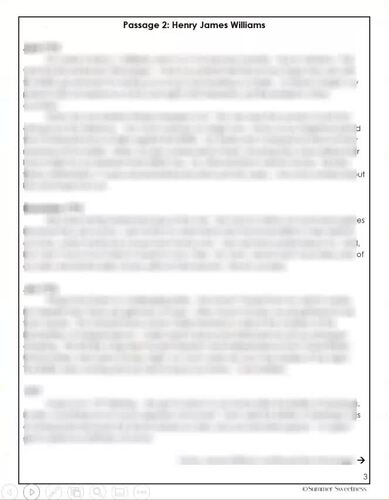 Informational Writing Prompt Assessment D | Text Dependent Analysis | TDA