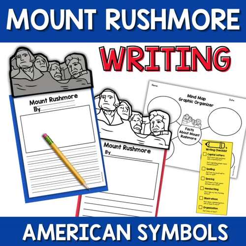 Mount Rushmore American Symbols Informational Writing Craft Project