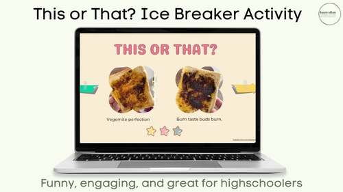 This or That - Ice Breaker - Getting to know you activity - Australian