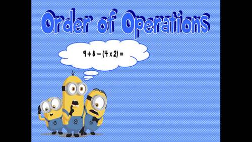 Order of Operations PowerPoint Grades 3 - 6 Common Core by Fun Learning ...