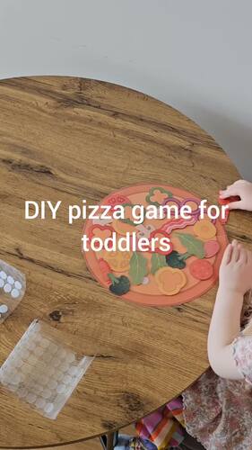Pizza Craft Set – Printable Fine Motor Activity by Tiny Tales & Tasks