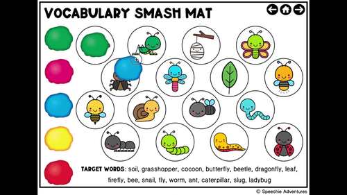 Bug Language Unit Boom Cards™ by Speechie Adventures | TpT