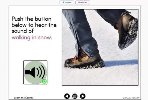 Winter Language Activities Speech Therapy BOOM CARDS™ Listening ...