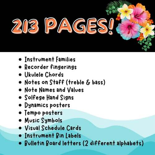 Music Classroom Wall Decor MEGA BUNDLE by Lemonade Music Designs