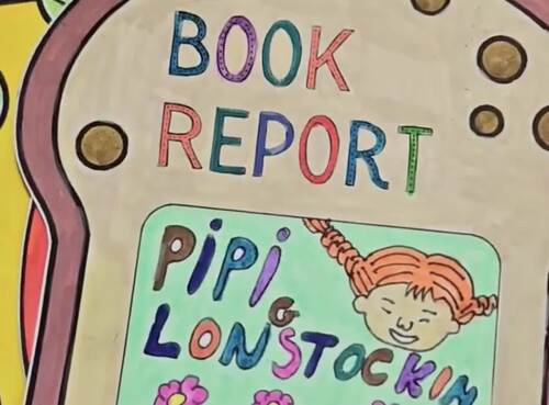 Sandwich Book Report and Cover Design, Creative Book Review, 7 Layer ...