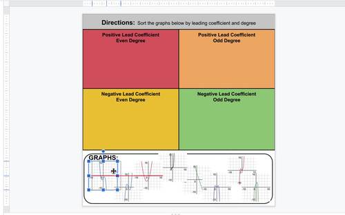 Polynomial End-Behavior Digital Card-Sort on Google(TM) Slides! | TPT